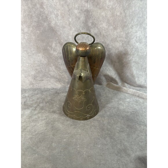 Unbranded | Accents | Vintage Heavy Brass And Copper 8 Angel Figure ...